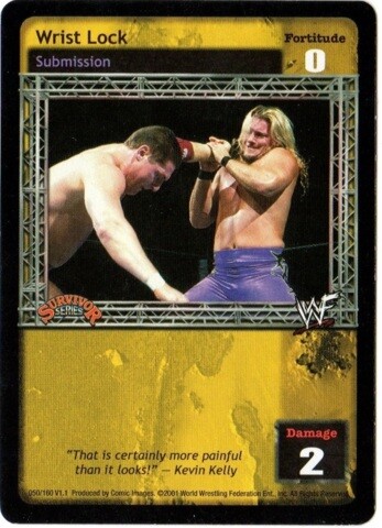 WWE: Wrist Lock (SS1) [Played] card type Submission Raw Deal Wrestling ...