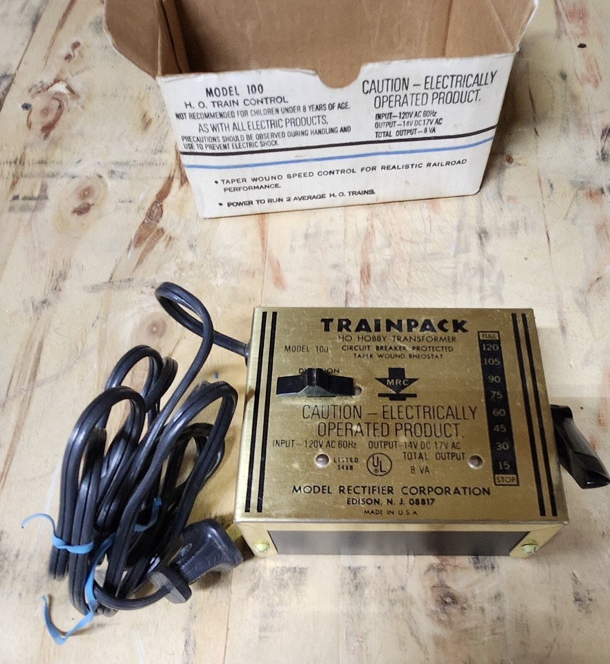 TrainPack model train HO transformer electric power supply railroad ...