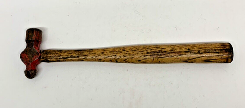 VINTAGE ORIGINAL CHANNELLOCK RED HEAD Ball Peen Hammer 8.4 Oz W/12 ...