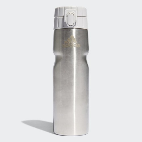 New Adidas Steel Water Bottle 600ml gym outdoor hiking training ...