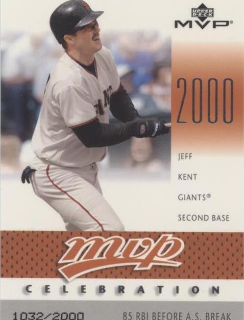 2003 Upper Deck MVP - Celebration Jeff Kent #MVP78 /2000 for sale ...