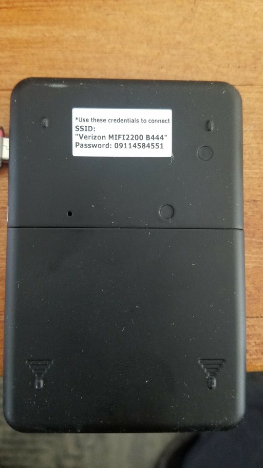 Verizon Wireless MiFi 2200 Wi-Fi Intelligent 3G Mobile Hotspot Only No ...