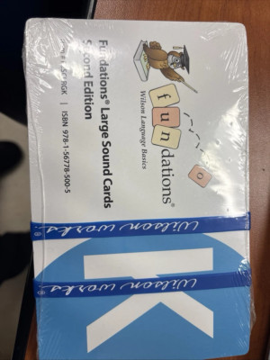 Fundations Large Sound Cards Level K 9781567782646| eBay