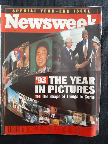 NEWSWEEK Magazine January 3 1994 Special edition '93 The year in ...