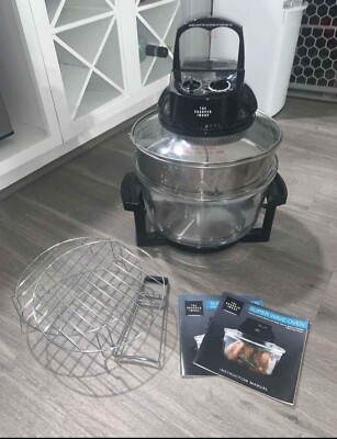 New No Box Sharper Image Super Wave Oven 16 Quart 1300 Watt Air Fryer ...