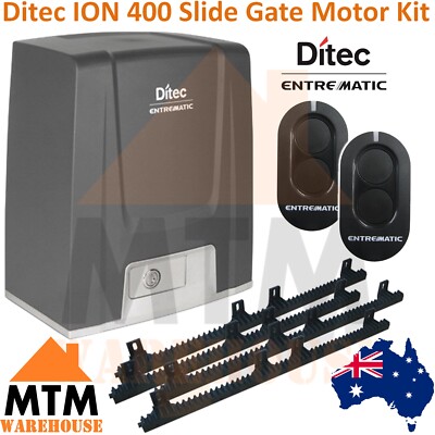 Ditec ION 400 Automatic Slide Gate Motor Opener Kit 400KG Sliding 4m | eBay
