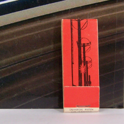 Rare Vintage Matchbook Z1 Fresno California China Peak Ski Resort Cool ...