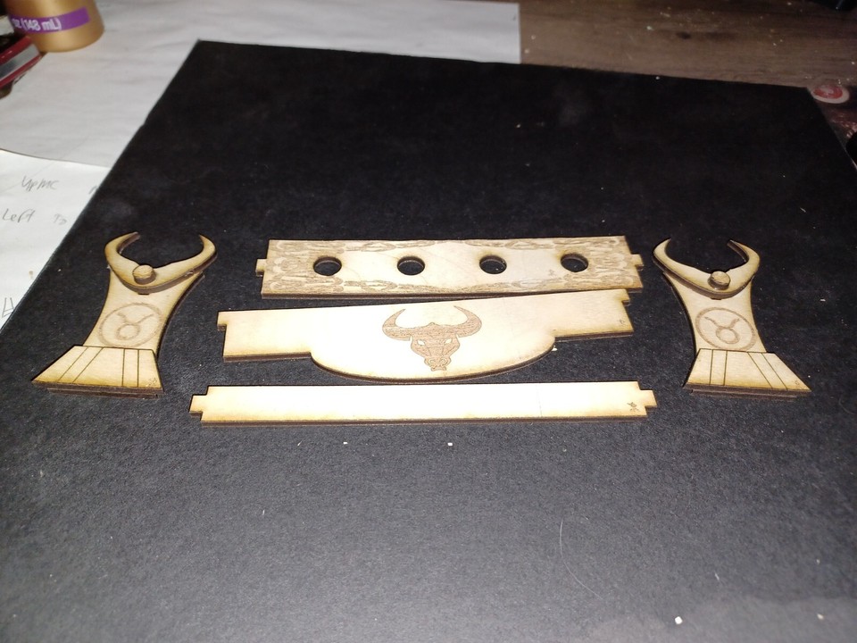 Laser cut marble display stand. New version and Zodiac Signs | eBay