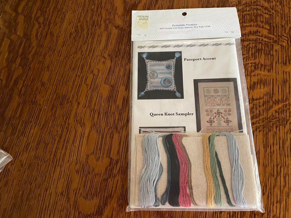 Periwinkle promises all through the year cross stitch kit | eBay