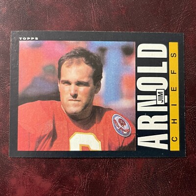 1985 Topps Set JIM ARNOLD ROOKIE #270 CHIEFS NM/MINT+ *HIGH GRADE ...
