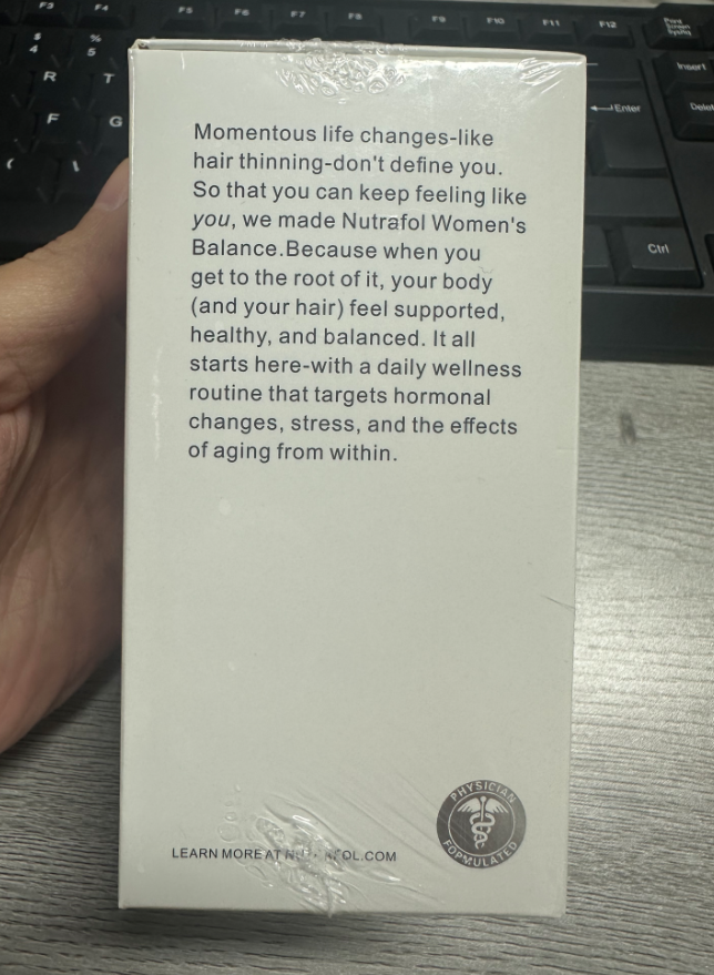 Women’s Balance Hair Growth Supplements – Ages 45+ – Free Ship– 120 ...