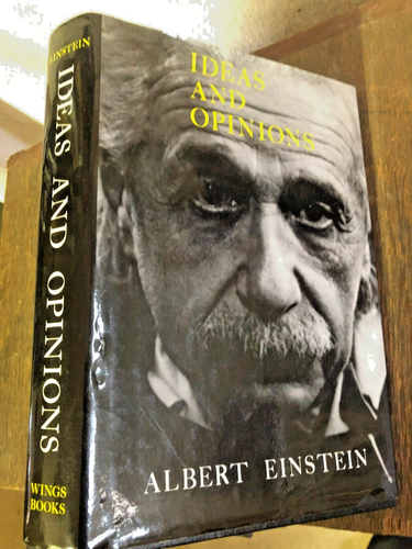 RARE! Ideas and Opinions by Albert Einstein (1988, Hardcover) FINE w ...