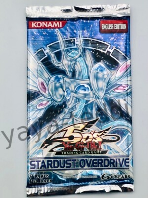 YuGiOh! TCG Stardust Overdrive Booster Pack (UNLIMITED) Factory Sealed ...