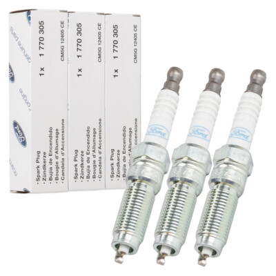 3x ORIGINAL Ford Zündkerze FIESTA 6 7 FOCUS 3 MONDEO 5 1.0 EcoBoost ...