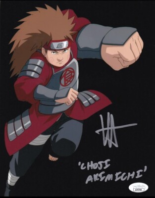 ROBBIE RIST “Choji Akimichi” Signed Naruto 8×10 Photo (JSA Basic COA ...
