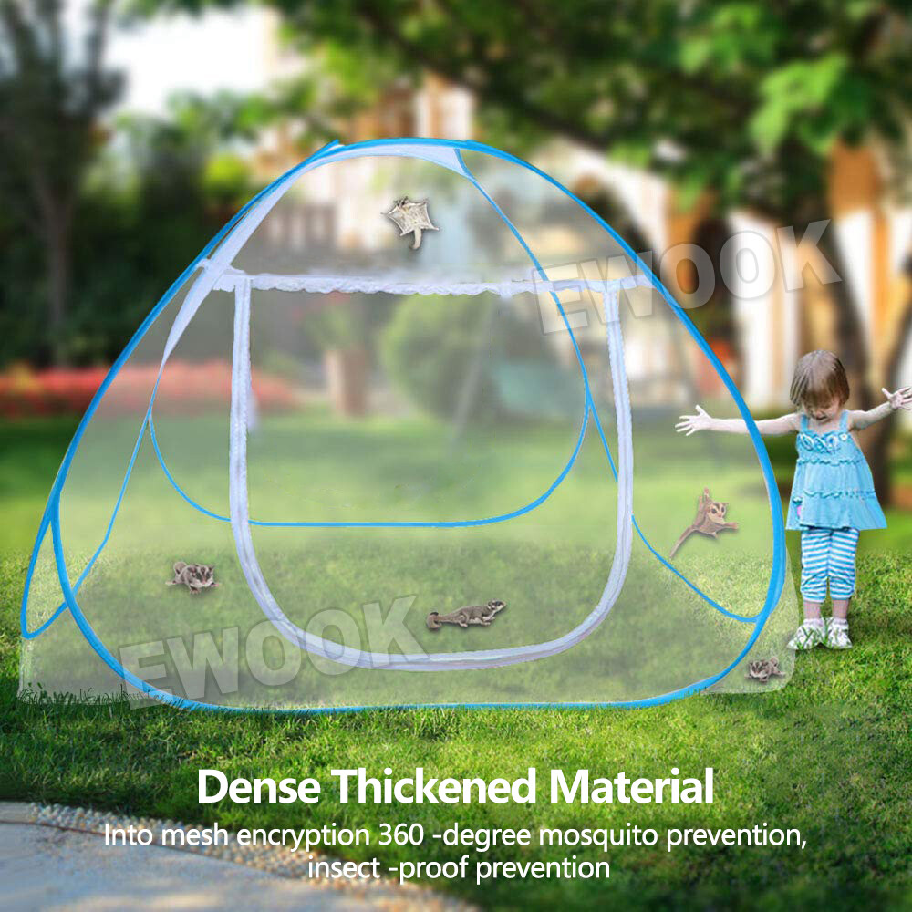 AU Folding Mosquito Net Automatic Canopy Dome Insect Bed Netting ...