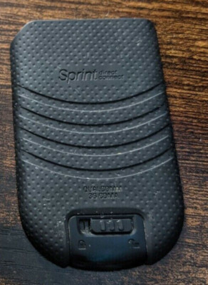 Kyocera E4210 DuraCore BACK COVER BACK DOOR SPRINT Logo BLACK | eBay