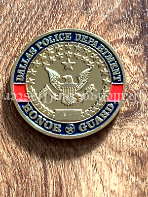 E56 Dallas Police Department Honor Guard Texas State Challenge Coin | eBay