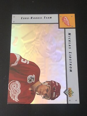 1992-93 Upper Deck Euro-Rookie Team Nicklas Lidstrom #ERT2 HOF | eBay