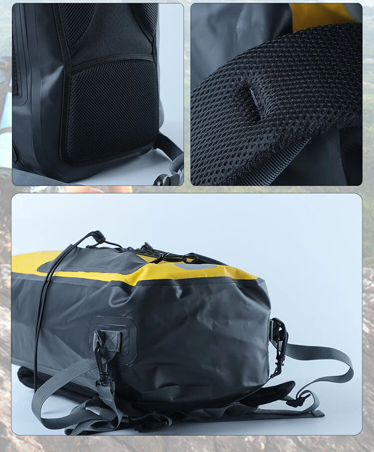 LONGHIKER 20L PVC Waterproof Dry Backpack Ocean Pack for Sport Beach ...