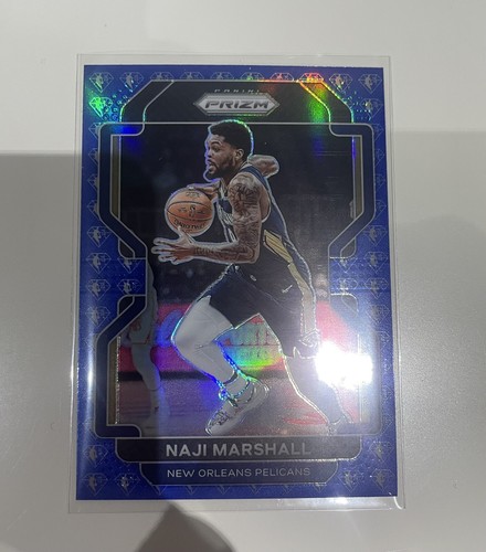2021/22 Prizm Naji Marshall 75th Anniversary Blue Diamond SP | eBay