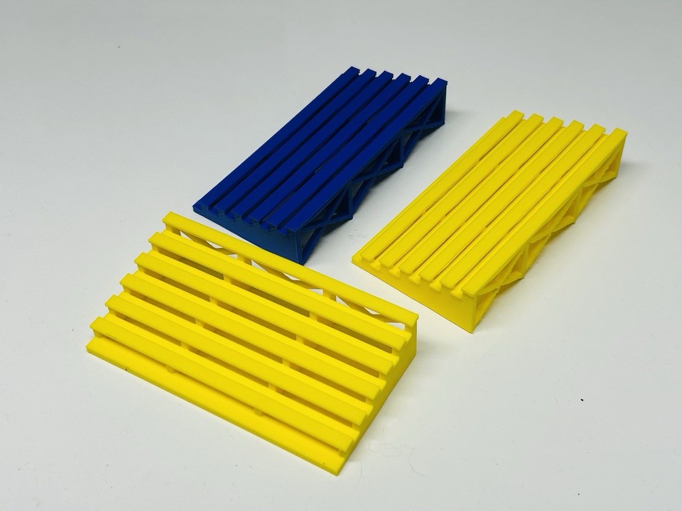 Ho Slot Car Grandstands Bleachers Lot Afx Aurora Tyco 3D Le Mans Yellow ...