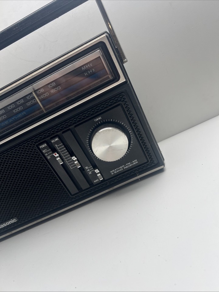 Used Vintage Panasonic AM FM Radio Model RF-1089 3 Band Receiver Retro ...