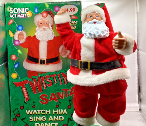 Twisting Santa, Sing & Dance Santa Sonic Activated Works great c4 | eBay