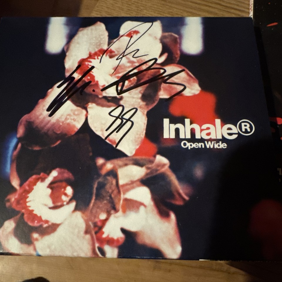 INHALER : Open Wide -* SIGNED / AUTOGRAPHED *- CD 2025 NEW Album, *IN ...