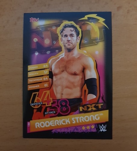WWE 2020 Topps Slam Attax Reloaded RODERICK STRONG Card Karte 130 ...