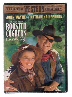 ROOSTER COGBURN - NEW DVD -JOHN WAYNE - KATHARINE HEPBURN - RICHARD ...