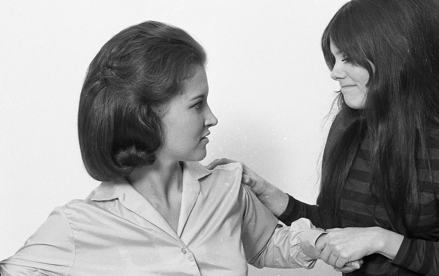 1960s Miller Negative, sexy pin-up girls Arlene Farber & Barbara Sloane ...