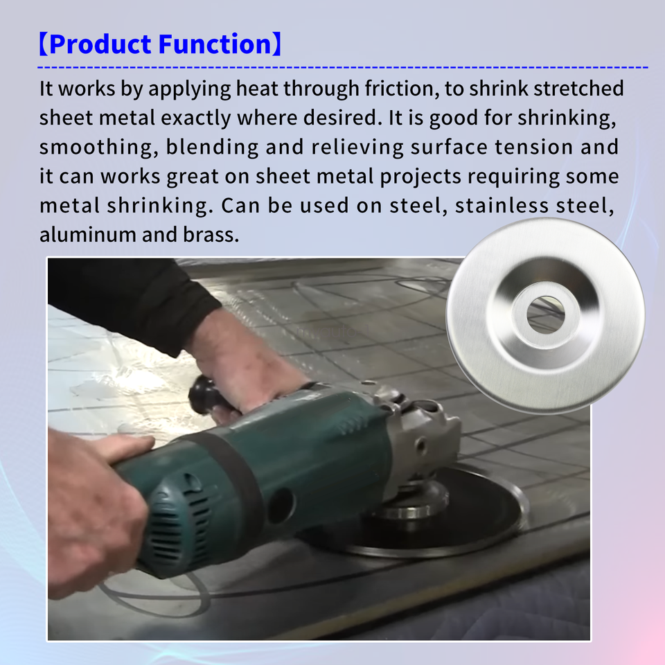Shrinking Disc 4.5Inch – Sheet Metal Fabrication Tool – Auto Body Panel ...