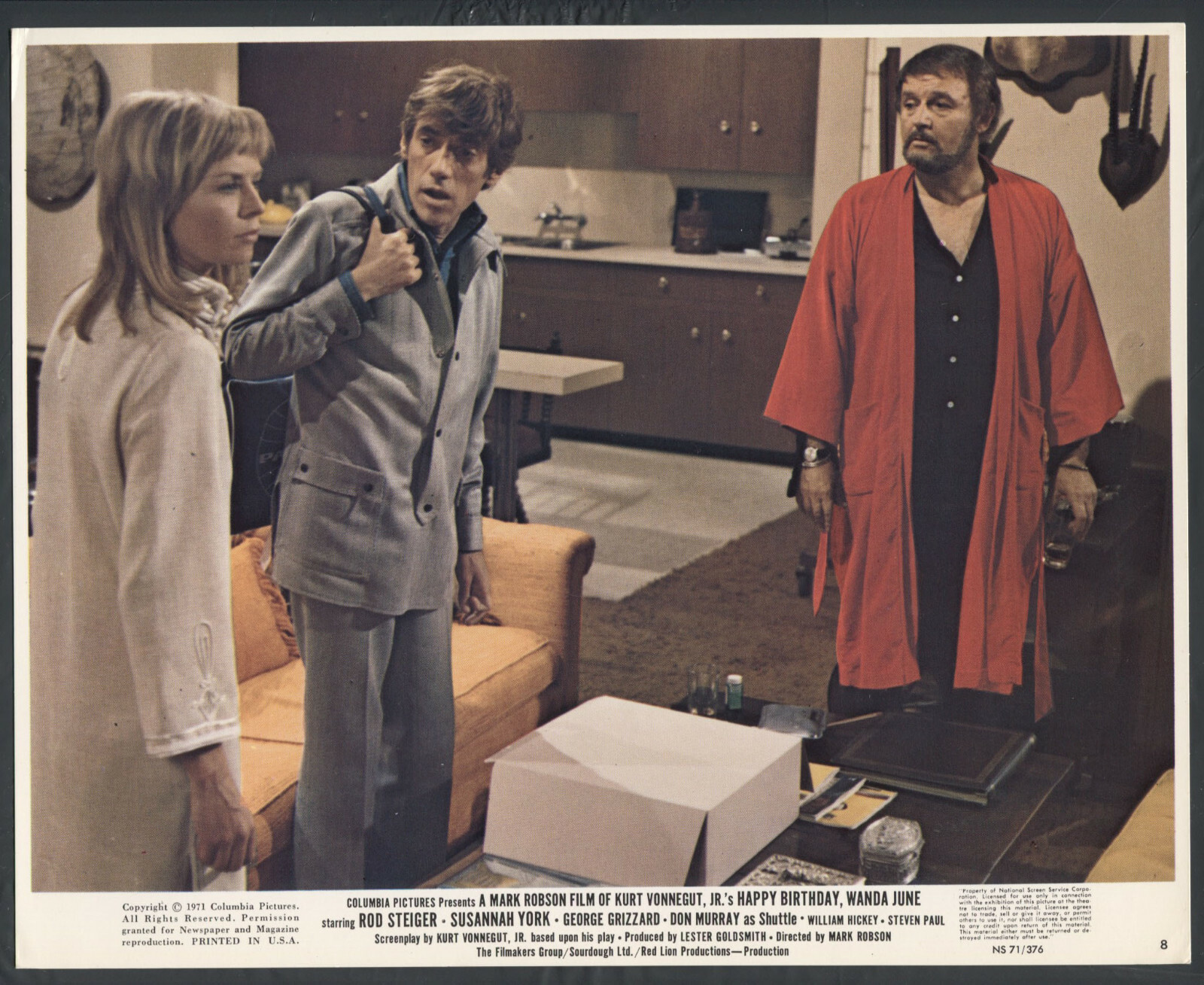 @Col SUSANNAH YORK WILLIAM HICKEY ROD STEIGER Happy Birthday Wanda June ...