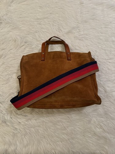 Parker Thatch Mimi Suede Bag Caramel | eBay