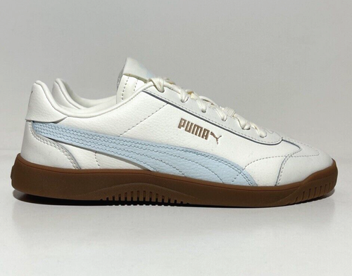PUMA Club 5V5 Womens Size 8 White Light Blue Fashion Sneakers | eBay