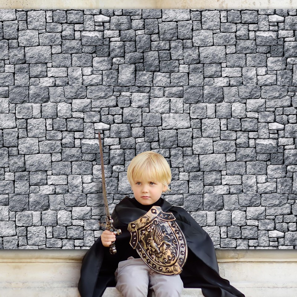 7x5Ft Brick Stone Wall Castle Backdrop Medieval Scene Setter Backdrop ...