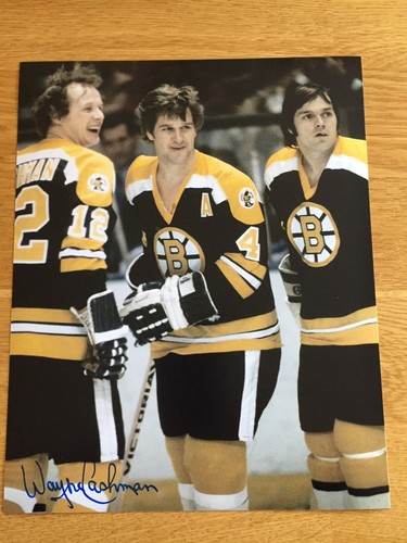 Bruins Wayne Cashman Signed 8x10 W/COA | eBay