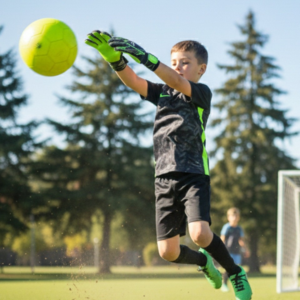 GK Goalie Gloves | Secure Grip | Finger Support | Soccer Football ...