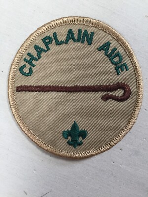 Chaplain Aide plastic back Youth BSA Position Patch | eBay