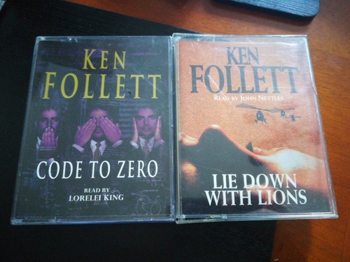 Ken Follett Code To Zero AND Lie Down With Lions Audio Books | eBay UK