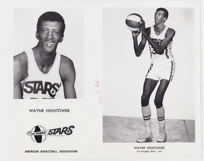 1969/70 WAYNE HIGHTOWER LOS ANGELES STARS TEAM ISSUED ABA ORIGINAL 8X10 ...