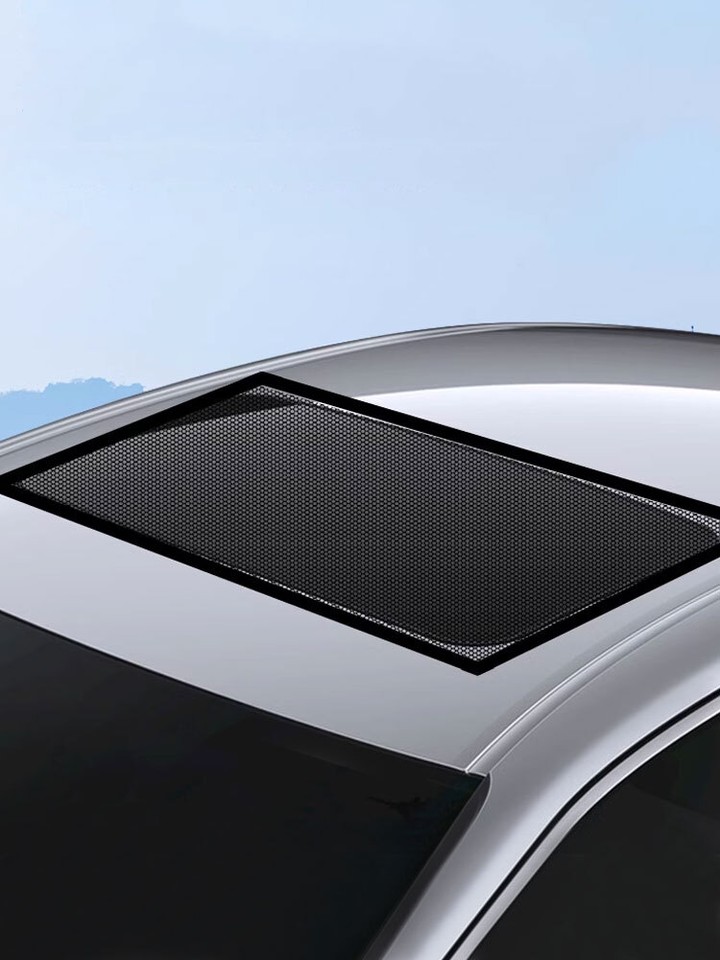 Magnetic Car Accessories Moonroof Mesh Sun Shade Cover Protector ...