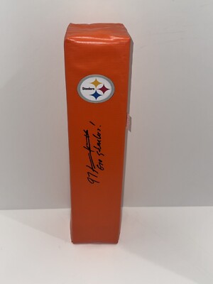 KENDRELL BELL SIGNED TOUCHDOWN PYLON PITTSBURGH STEELERS PROOF JSA COA ...