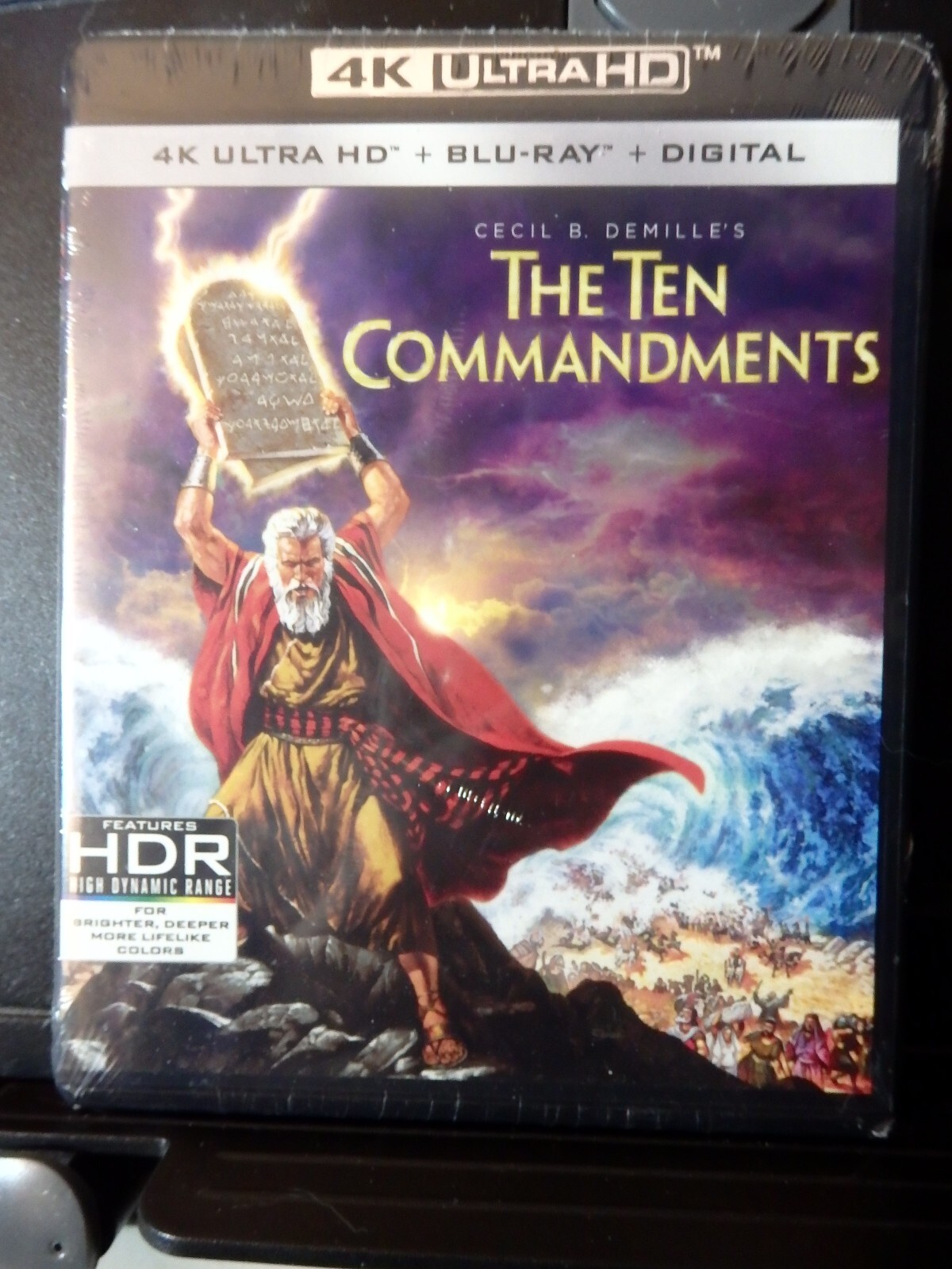 The Ten Commandments 4K UHD/Blu-ray & Dig. Code Brand New - Charlton ...