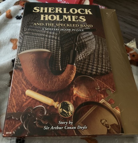 SHERLOCK HOLMES and the Speckled Band: A MYSTERY JIGSAW PUZZLE, 1000 ...