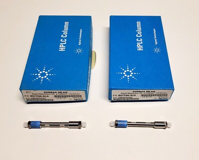 Lot of 2 Agilent Zorbax SB-AQ Rapid Resolution HD 2.1x50mm 1.8 Micron ...
