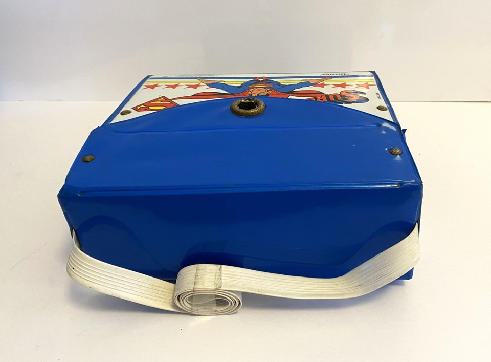 1983 Very Rare R10 Superman Brazil Issue Vinyl Lunchbox Thermos Wow ...