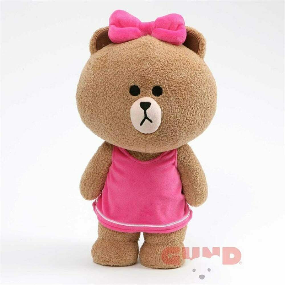 GUND LINE Friends Choco Seated Plush Stuffed Animal Bear, Brown, 14 ...