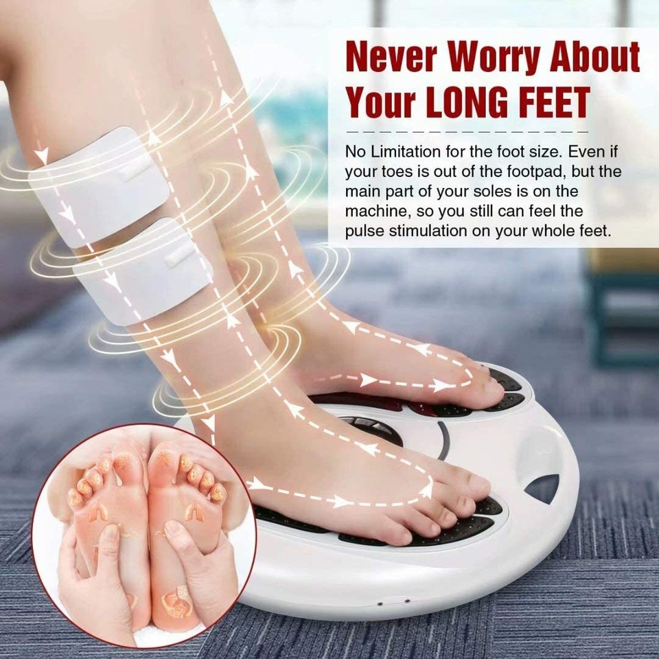 Medical EMS and TENS Foot Legs Circulation Machine Electrical Pulse ...